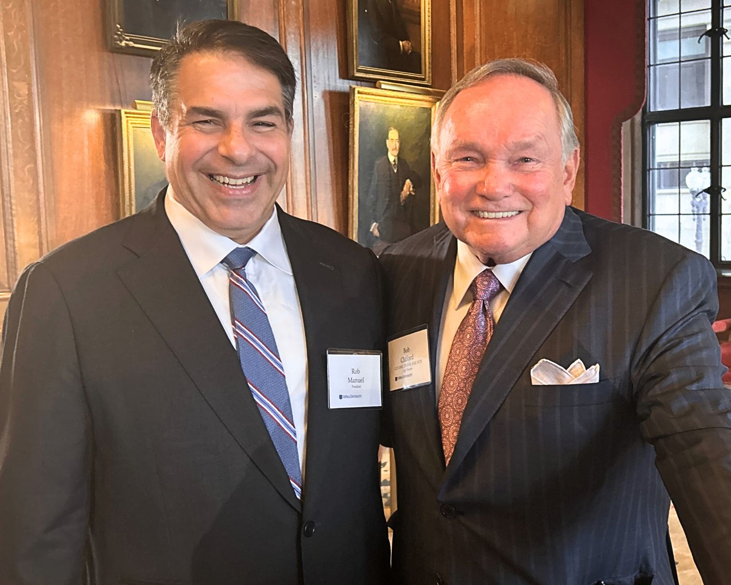 Bob Clifford Hosts Reception for New Dean at DePaul Law School